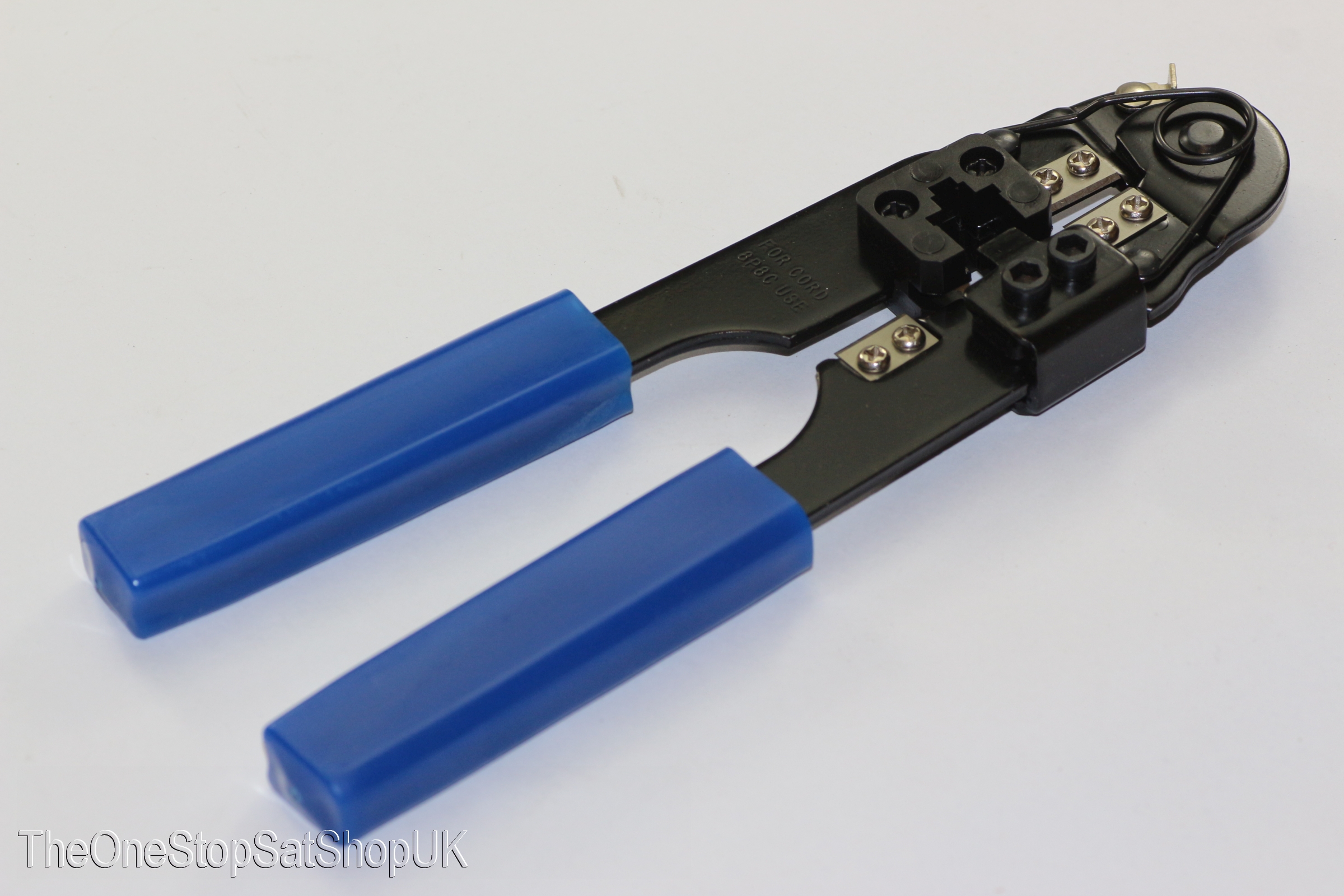 Modular Network Connector Crimp Tool Pliers For RJ45 8P8C, Cuts, Crimps ...